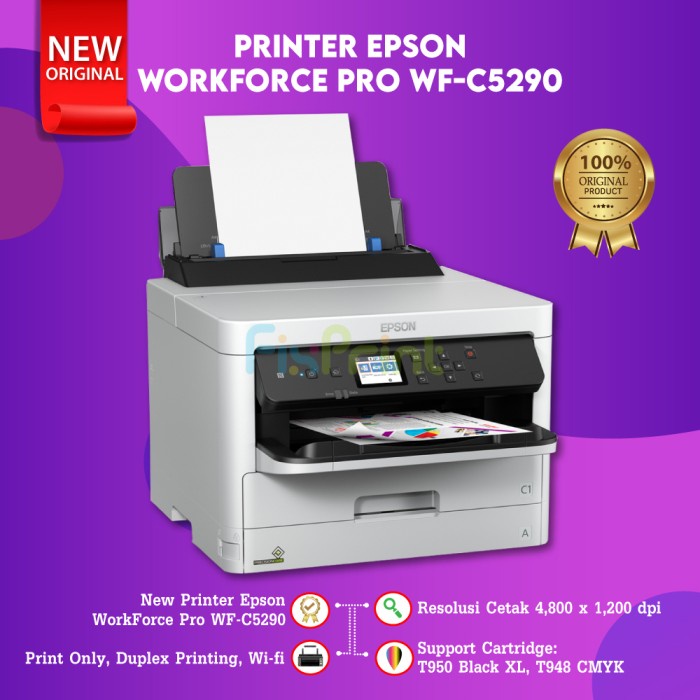 Jual EPSON WorkForce Pro WF C5290 WF-C5290 WF-C5390 WiFi Duplex Inkjet ...