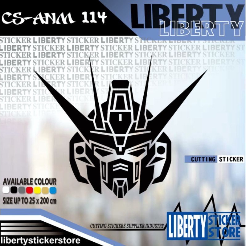 Jual MEDIUM Cutting Sticker Gundam GAT X105 Strike | Cutting Stiker ...