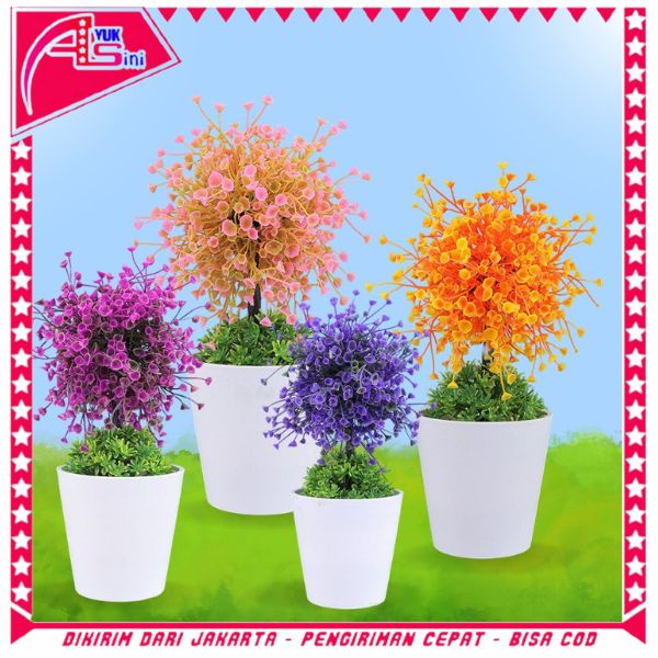 Jual AS Hiasan Bunga Plastik Kode 58 Ornamen Tanaman Bunga Terompet ...