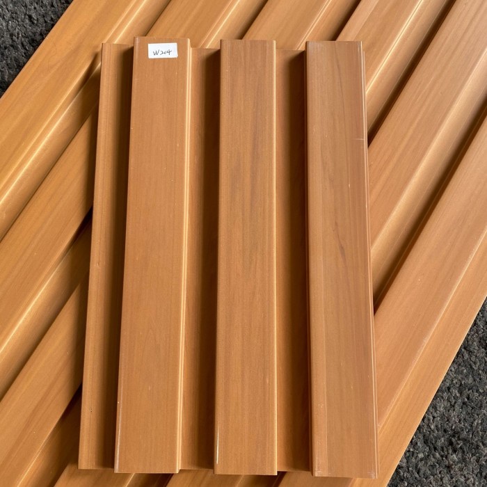 Jual WPC WALLPANEL Wall Panel ukuran panjang 1 meter | Shopee Indonesia