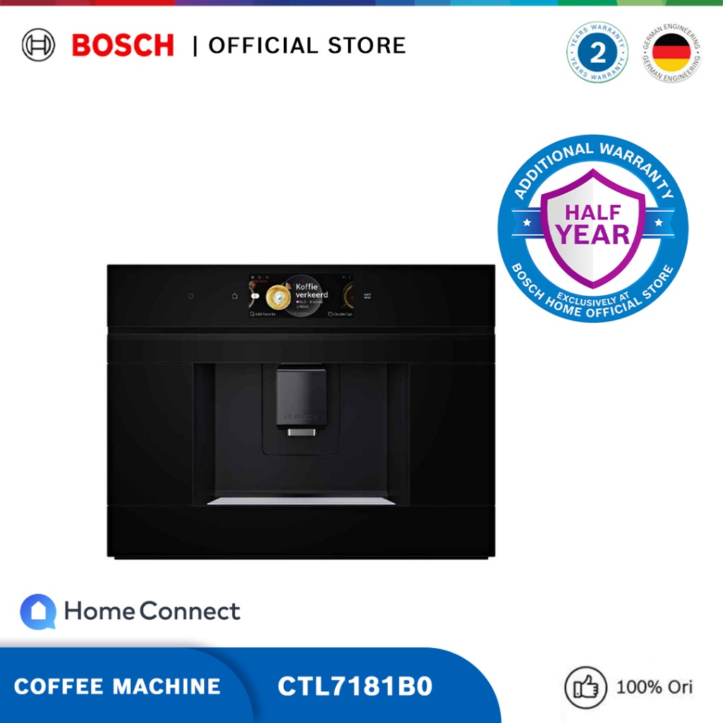 Jual Bosch CTL7181B0 Built-In Fully Automatic Coffee Machine Seri 8 ...