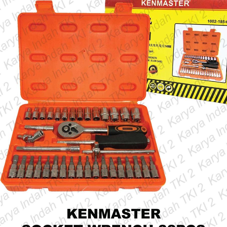 Jual Kunci Sok Set Kenmaster 38 Pcs Tool Kit Soet Wrench 38Pcs Kunci So ...