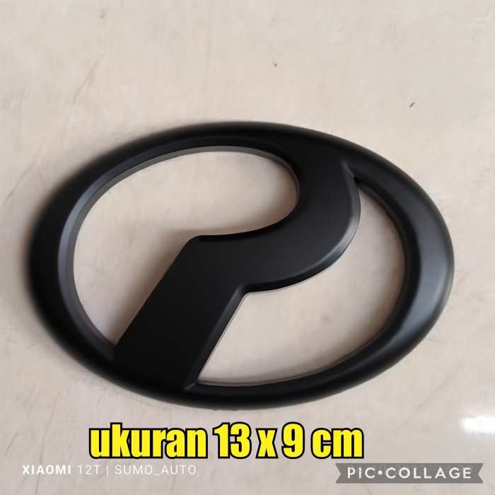 Jual Satu Biji Emblem Logo Perodua Warna Hitam Emblem Pengganti Logo D ...