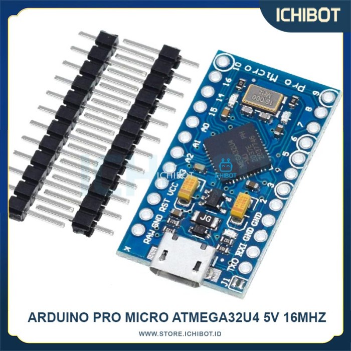 Jual Arduino Pro Micro ATmega32U4 5V 16MHz | Shopee Indonesia