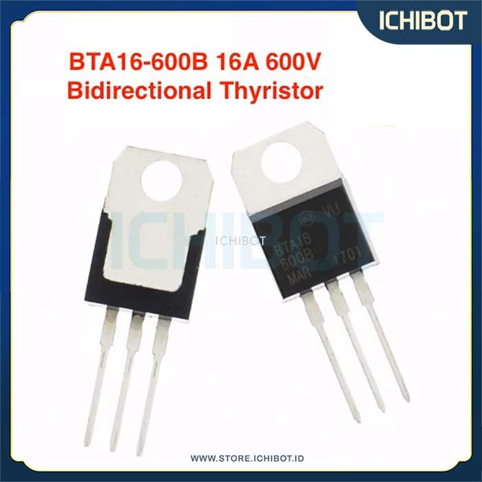 Jual BTA16-600B 16A 600V Bidirectional Thyristor TO-220 BTA16 Triode | Shopee Indonesia