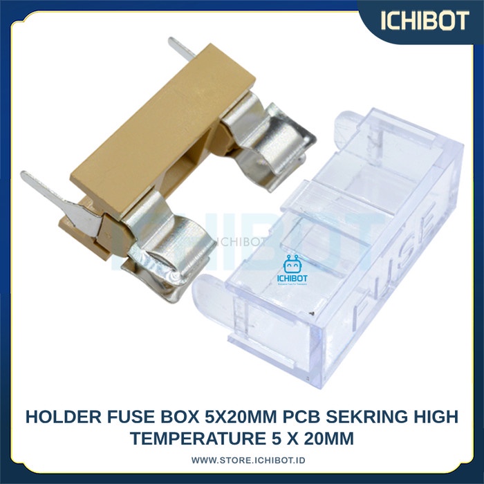 Jual Holder Fuse Box 5x20mm PCB Sekring High Temperature 5 x 20mm ...