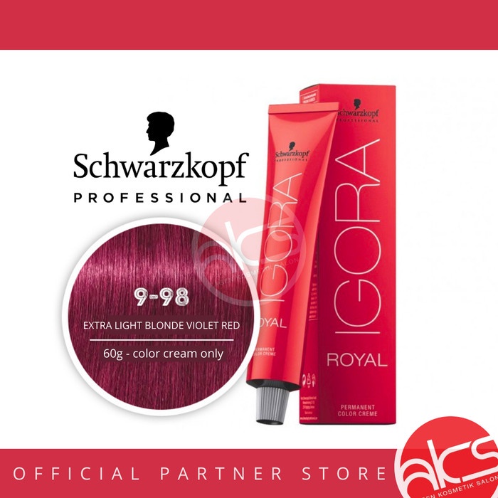 Jual Schwarzkopf Professional Cat Rambut Igora Royal Violet Red 9-98 60G | Shopee Indonesia