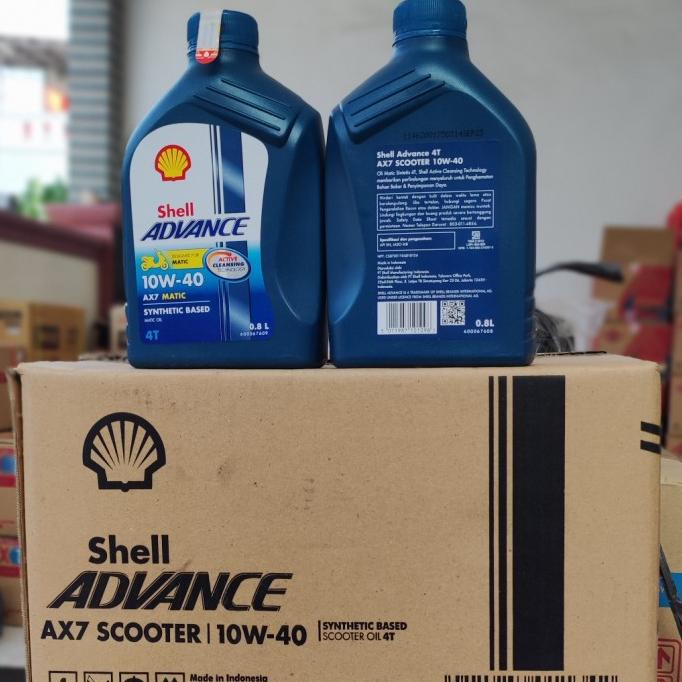 Jual Oli Shell Advance Ax7 Matic 0.8L 1Dus 12 Botol | Shopee Indonesia