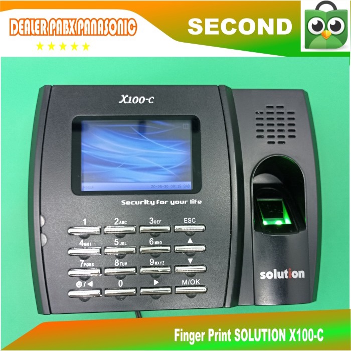 Jual Mesin Absensi Finger Print / Sidik Jari SOLUTION X100-C | Shopee ...