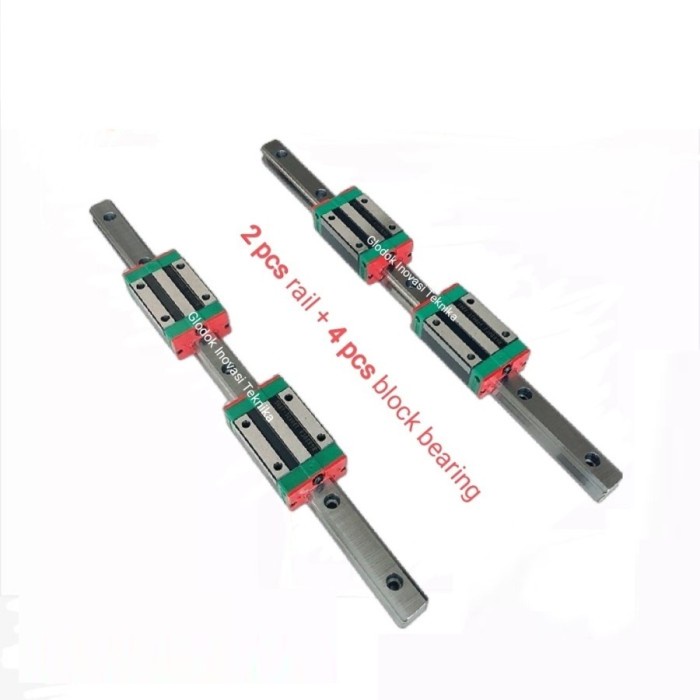 Jual Terbaru Paket Rail Rel Linear Guide Hgr15 Hgh15 Hgr Hgh 15 Cnc Bearing Block Promo Terlaris ...