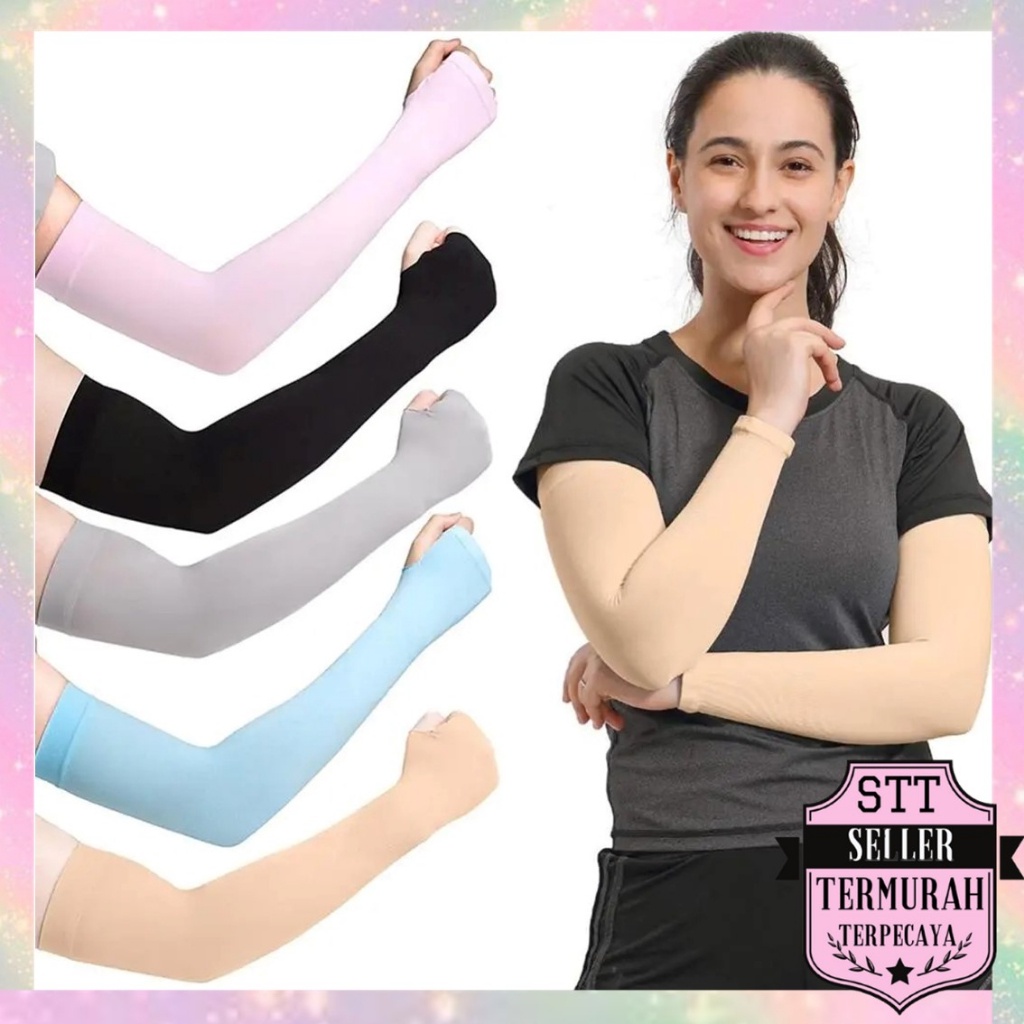 Jual STT Manset Jempol Penutup Lengan Lembut Pria Wanita Manset Tangan ...