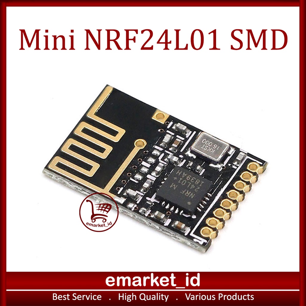 Jual Mini NRF24L01 SMD / Modul Wireless 2.4GHz Versi Power Enhanced ...