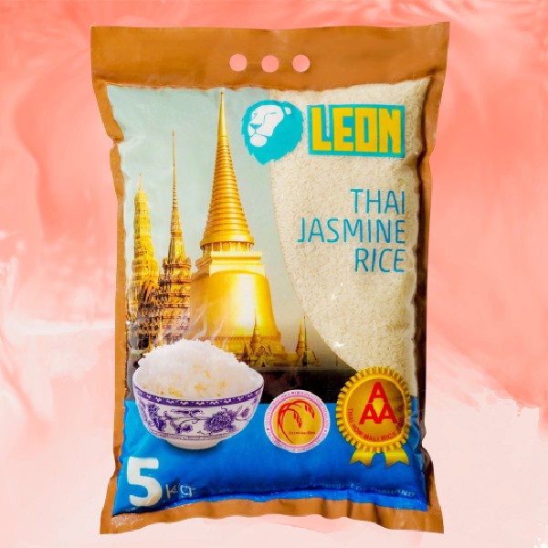 Jual BERAS LEON PREMIUM THAI JASMINE RICE 5KG ORIGINAL | Shopee Indonesia