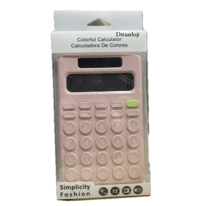 Jual JUAL COLORFUL CALCULATOR KALKULATOR 12 DIGIT UNIK LUCU WARNA TIPIS ...