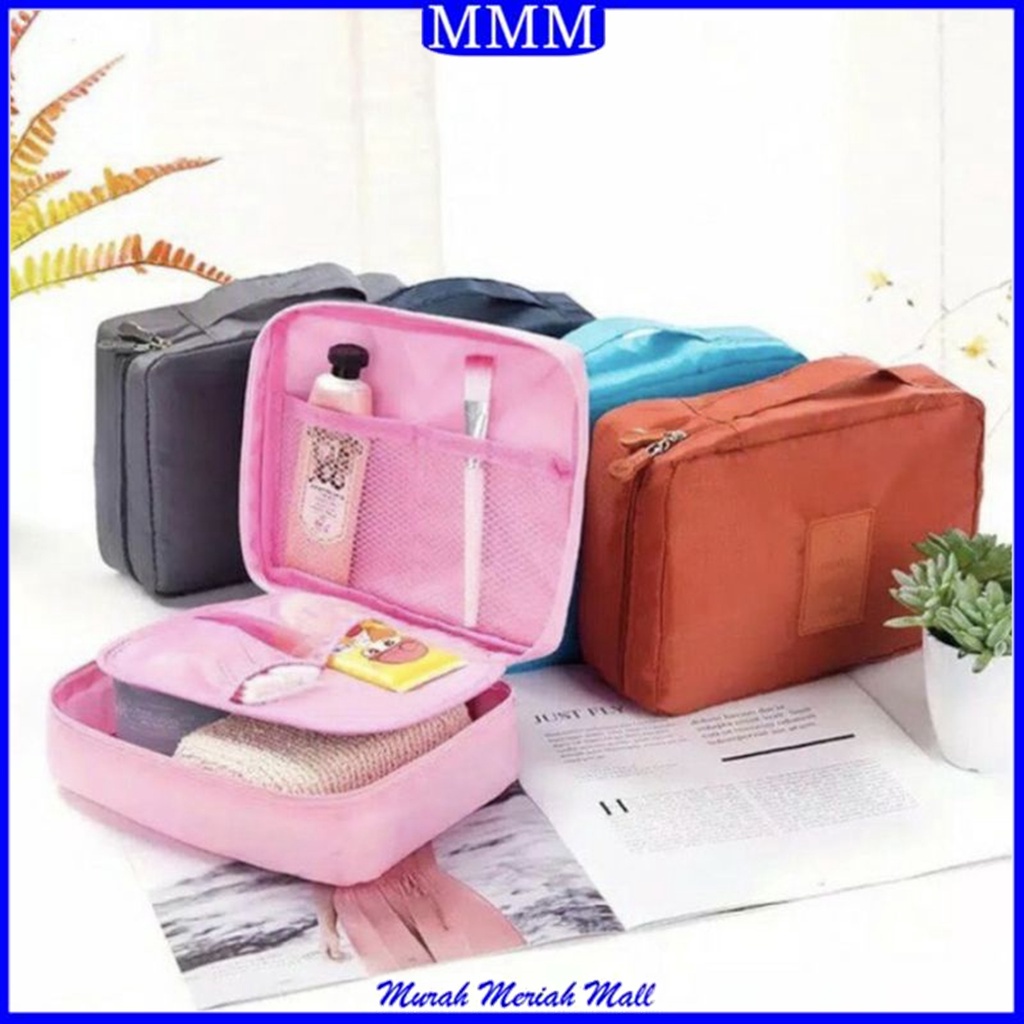 Jual MMM Tas Kosmetik Multifungsi Kosmetik Pouch Make Up Monopoly Makeup Multi Pouch Travel ...