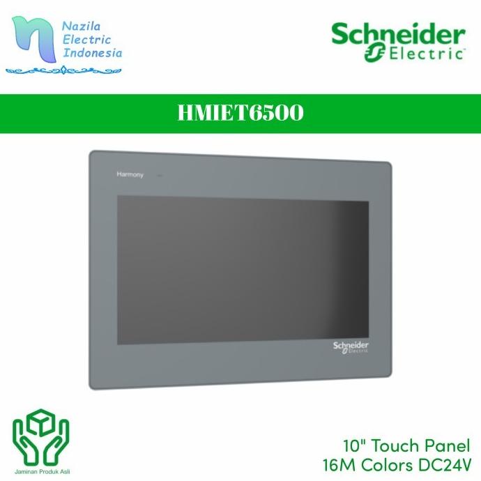 Jual Schneider HMI HMIET6500 / HMIET 6500 10" Wide Easy Touch Panel ...