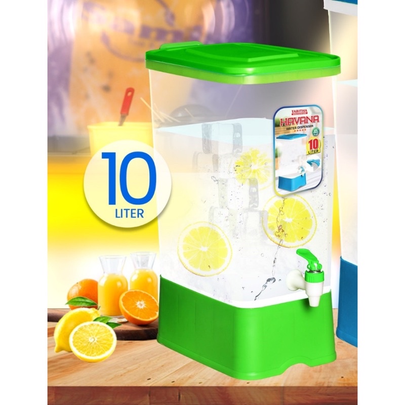 Jual Tempat Penyimpanan Wadah Es Buah Toples Dispenser Kran HAVANA ICE ...