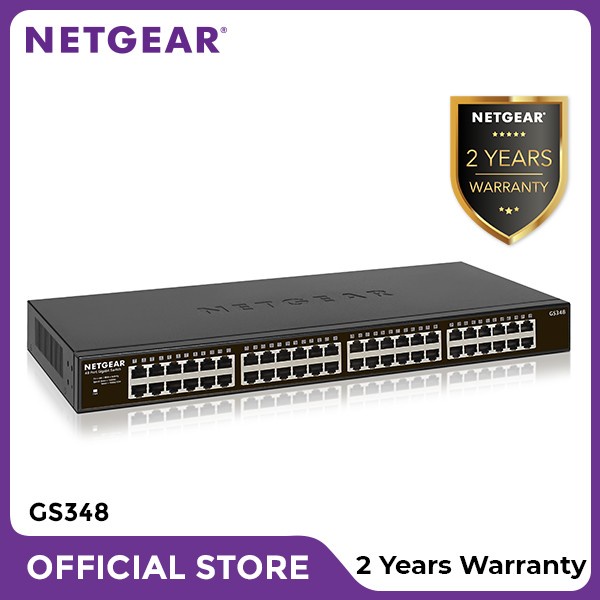 Jual Netgear GS348 48 Port Gigabit Ethernet Unmanaged Switch Garansi ...