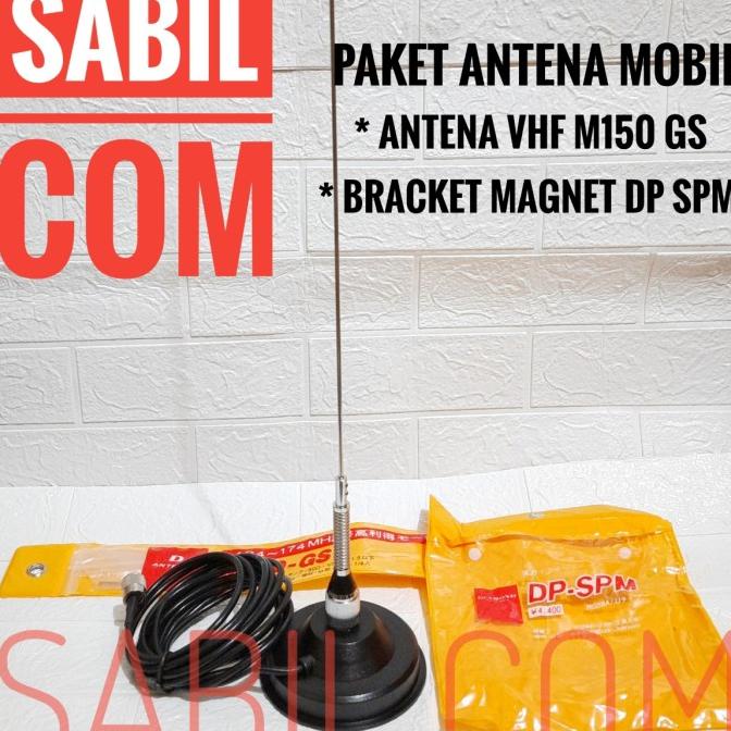 Jual Paket Antena Radio Rig Mobil Vhf 50 Gs Bracket Magnet Dp Spm Murah ...