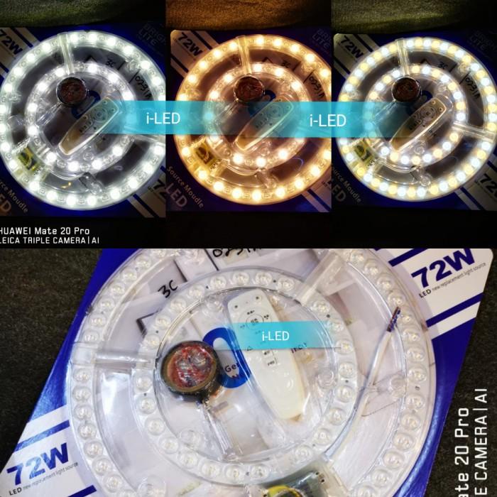 Jual Lampu Tl Ring Led 72W 72 Watt Remote Ganti Tl Bulat 40W Putih ...