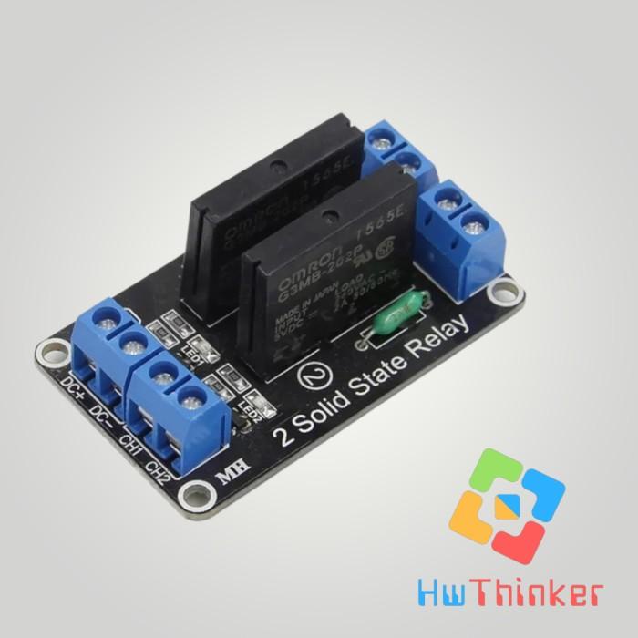 Jual SSR Solid State Relay 1 2 4 6 8 Ch Channel 5V 12V 24V DC for ...