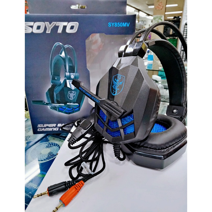 Jual Gaming Headphone Headset Gaming Super Bass Hd Sy850Mv | Shopee ...
