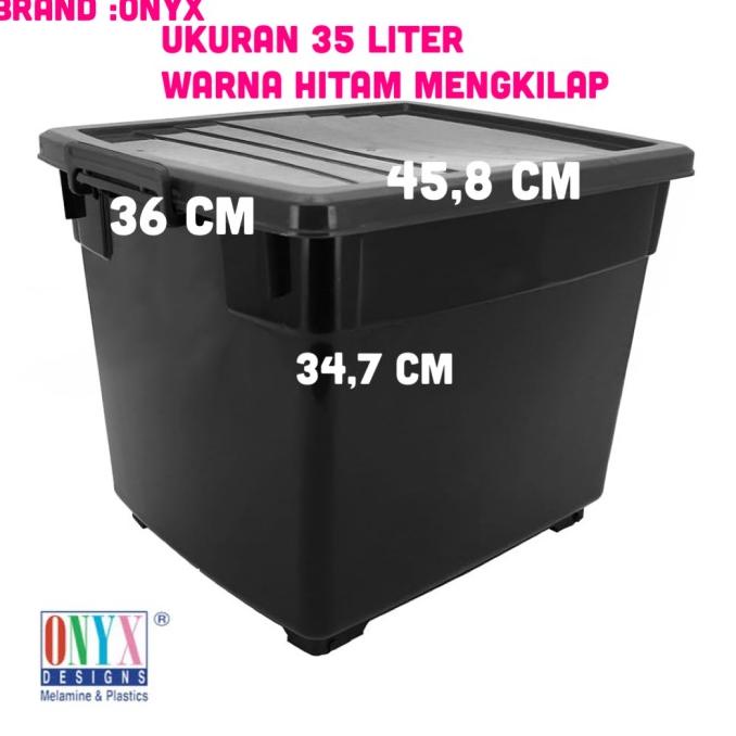 Jual Baru - Box container Hitam Onyx 65 liter box onyx 45 liter ...