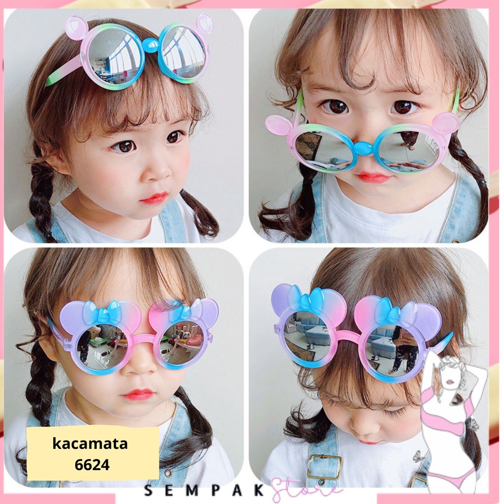 Jual SS Kacamata Anak 6624 Kacamata Lucu Warna Gradien Kartun Tikus ...