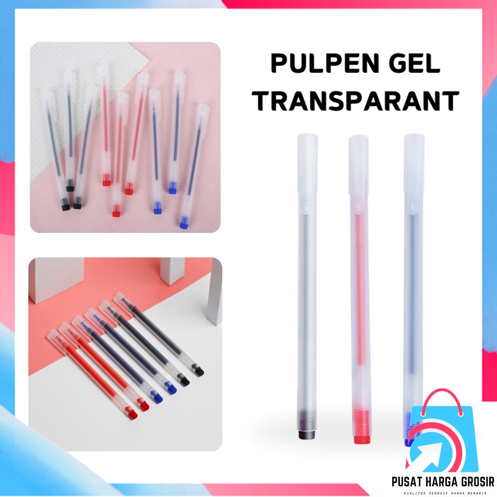 Jual PHG - Pulpel Gel 0.5mm Bolpoin Pena Pulpen Tinta Gel Cair Pena ...