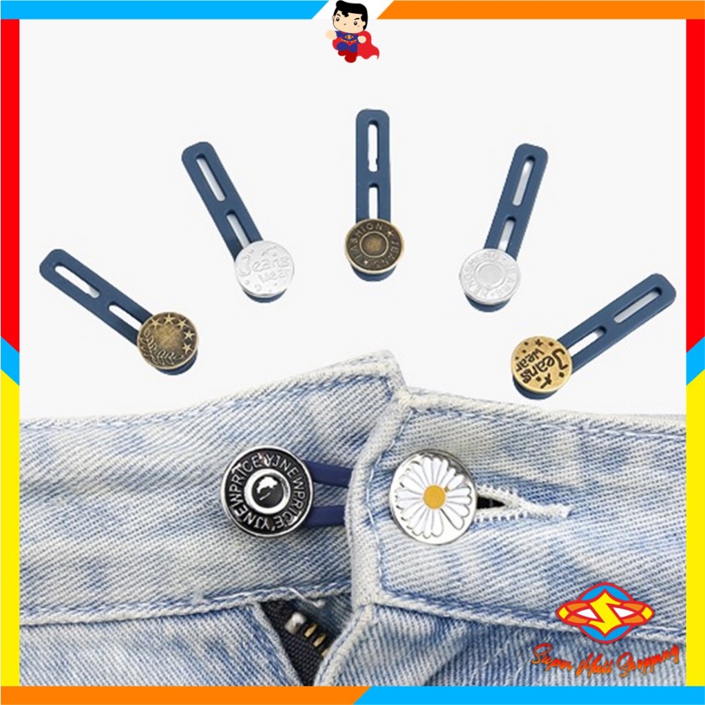 Jual SMS Kancing Pembesar Celana Jeans Metalic Aksesoris Kancing Jeans ...