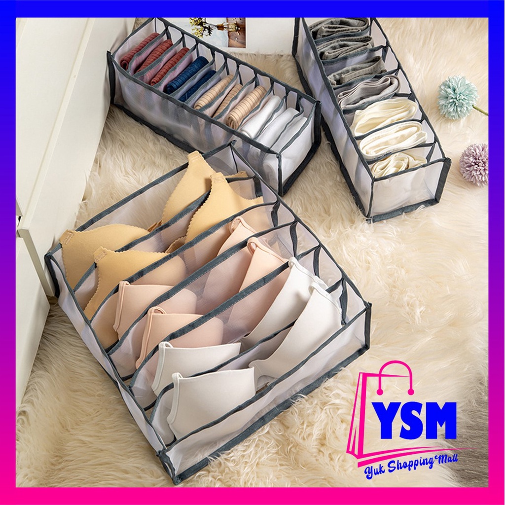 Jual YSM Storage Box Organizer Celana Dalam Tempat Penyimpanan Kotak ...