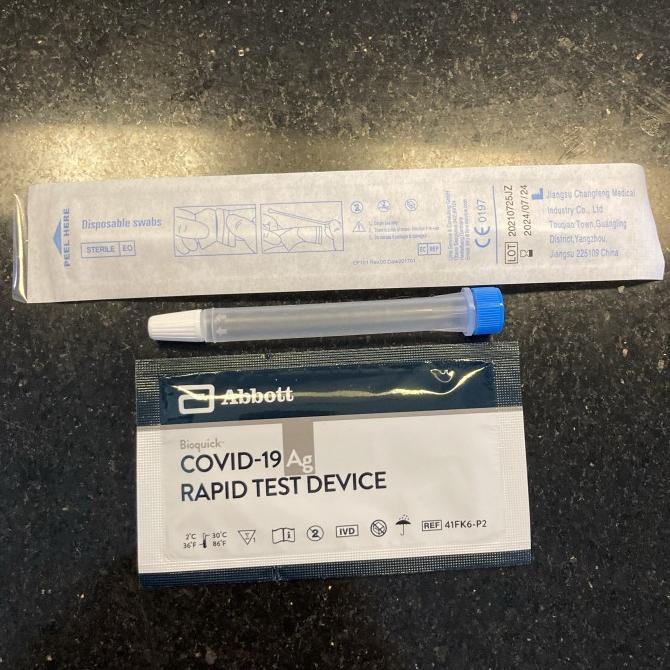 Jual Abbott Antigen Naso Swab Eceran 1 Set Nasofaring Rapid Test ...