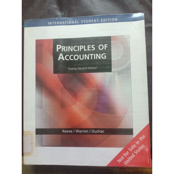 Jual Buku International Student edition - Principles of accounting ...