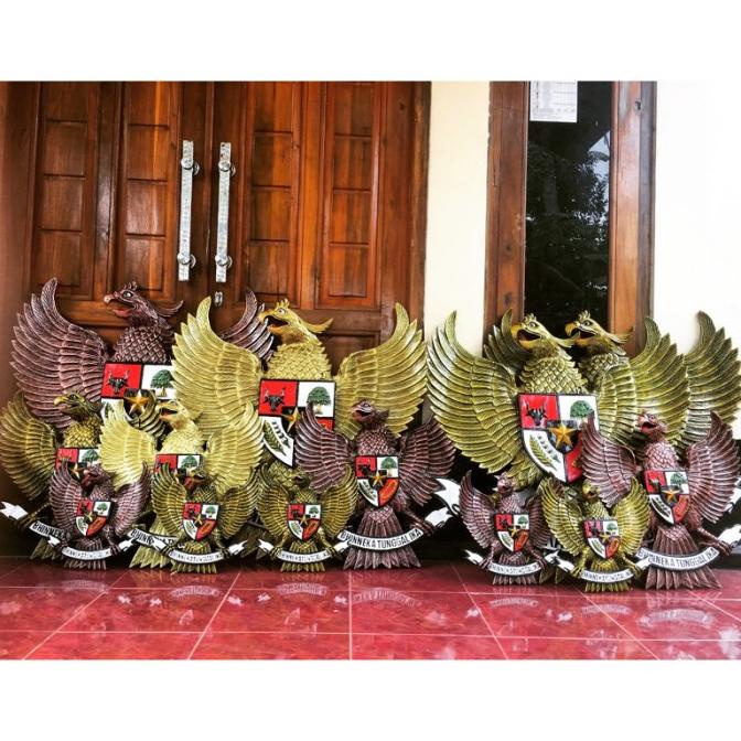 Jual Lambang Garuda Pancasila Ukir Klasik bahan Fiberglass/Resin Cetak ...
