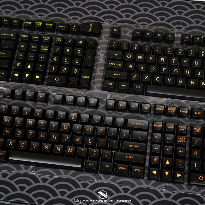 Jual Letter Color ABS Double Shot Keycaps / Keycap Set | Shopee Indonesia