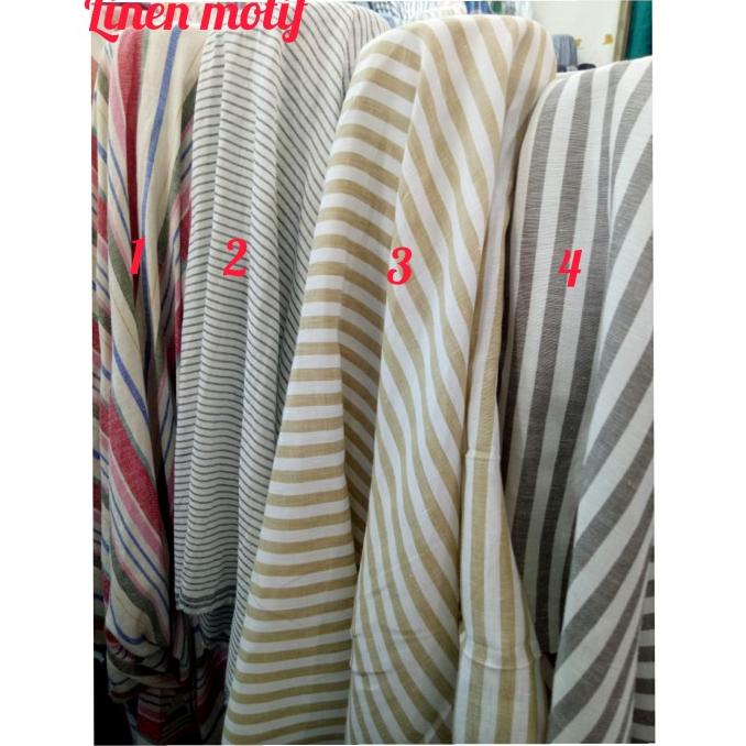 Jual Sale! Kain Linen Garis/Bahan Linen | Shopee Indonesia