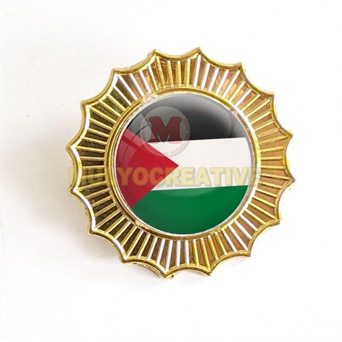 Jual Collar Pin Palestina Bendera All Model Bros Palestine Badge Flag ...