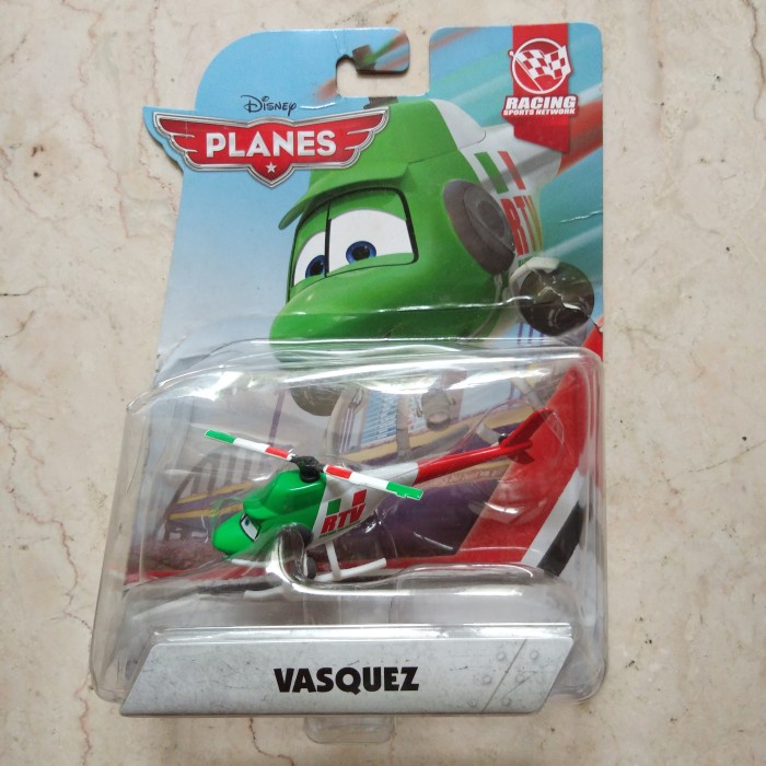 Jual Diecast 1/55 Mattel Disney Pixar Cars Planes VASQUEZ RSN Racing ...