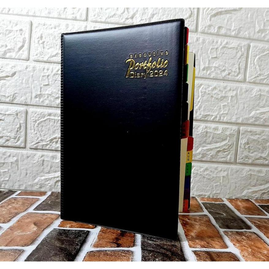 Jual Buku Agenda Kerja Buku Harian Kerja Portfolio Diary Tahun 2024 Isi ...