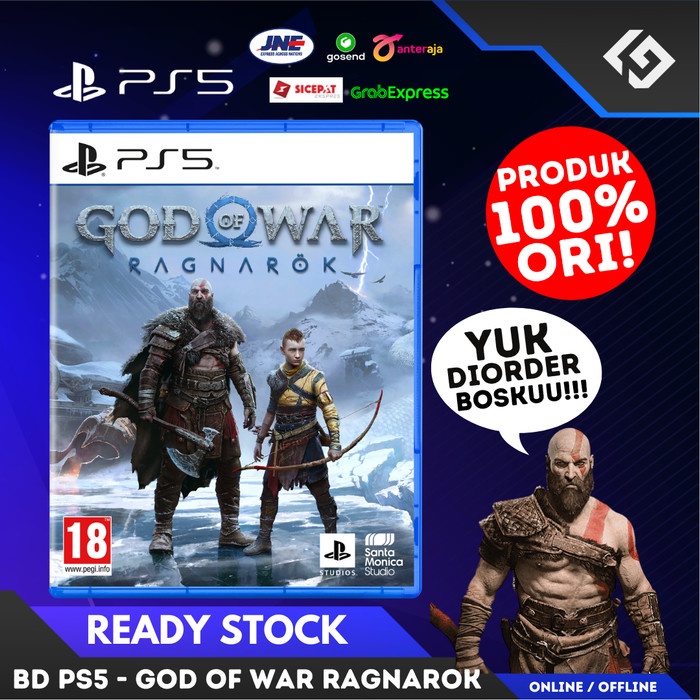 Jual Kaset Ps5 God Of War Ragnarok / Bd Ps 5 Gow Ragnarok | Shopee ...