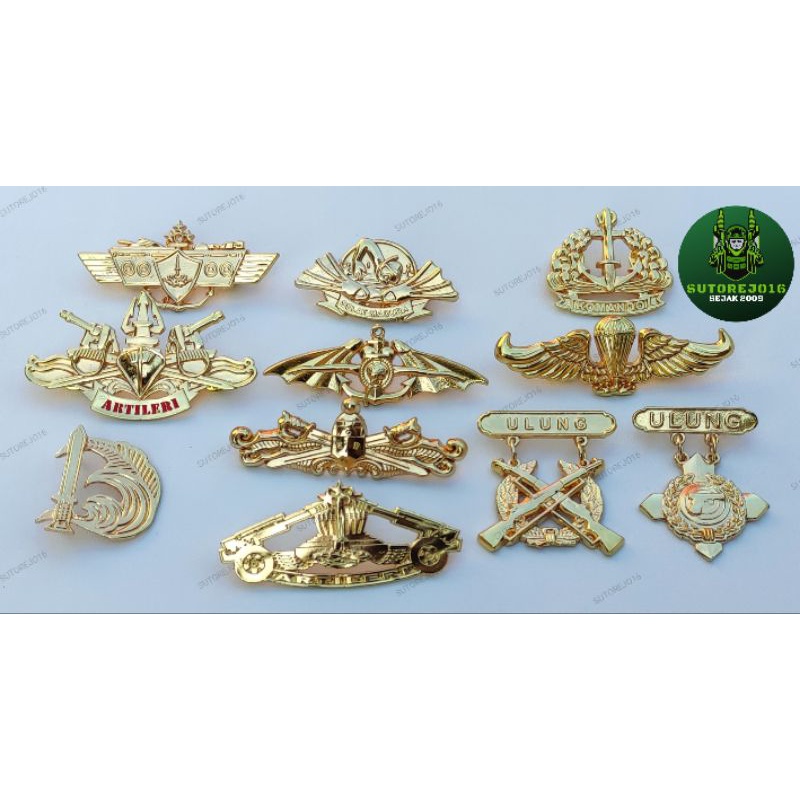 Jual BREVET BRIVET BREFET pin WINGS PDU PDH TNI AL | Shopee Indonesia