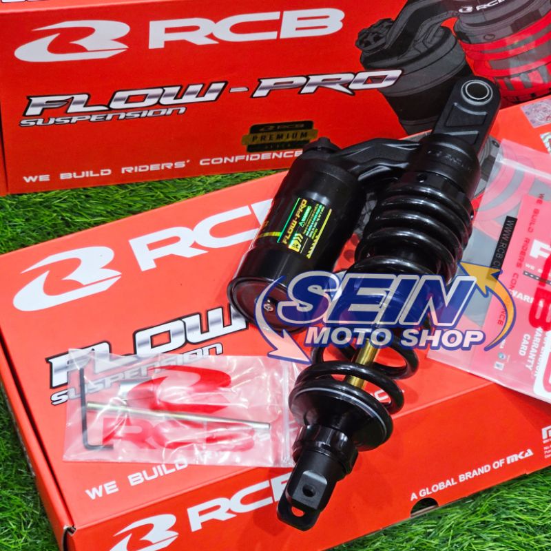 Jual Shock Rcb Vario Flow Pro Mio Beat Genio Scopy 330 mm Double Klik ...