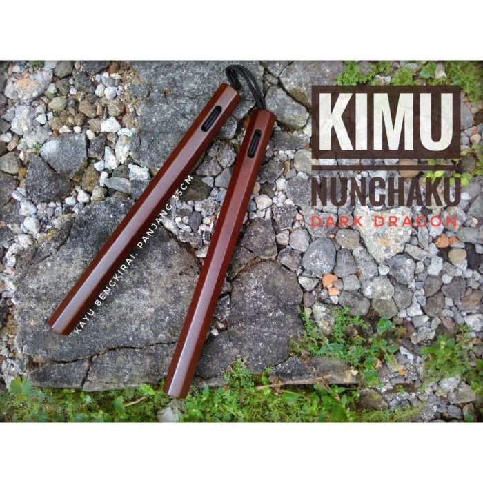 Jual KIMU Black Dragon Nunchaku (double stick / ruyung kayu bengkirai ...