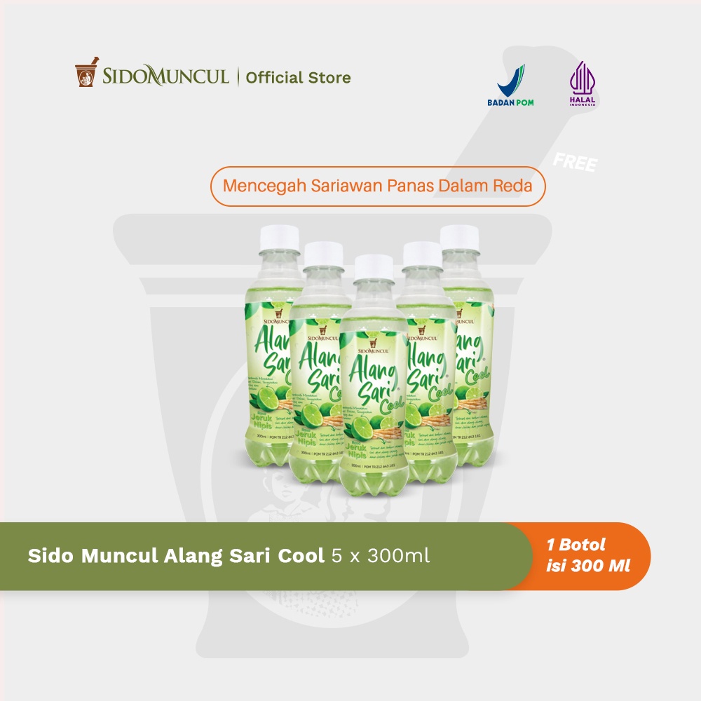 Jual Alang Sari Cool 5x300ml - Mencegah Sariawan Panas Dalam Reda ...