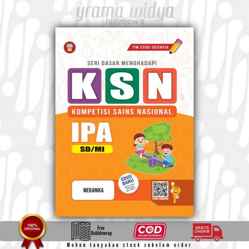 Jual BUKU SERI DASAR MENGHADAPI KSN IPA SD/MI: MEKANIKA, YRAMA WIDYA ... Jual BUKU SERI DASAR MENGHADAPI KSN IPA SD/MI: MEKANIKA, YRAMA WIDYA ...