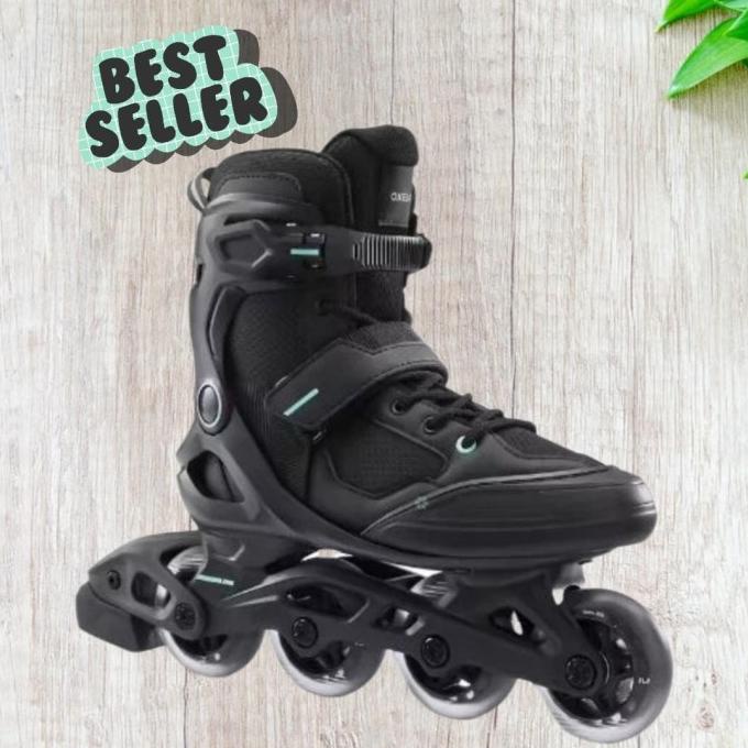 Jual Decathlon OXELO SEPATU RODA DEWASA PRIA UNISEX Inline Skate FIT100 ...