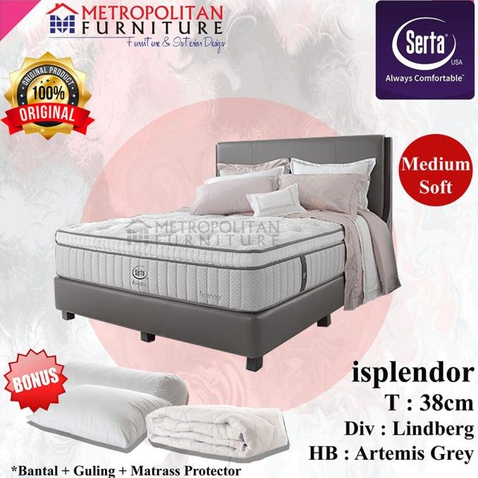 Jual Kasur Springbed SERTA iSplendor Spring bed Matras | Shopee Indonesia