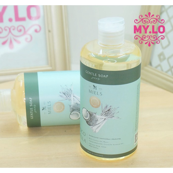 Jual Miels Coconella Face & Body Soap 500Ml Ori Sabun Mandi Wajah ...