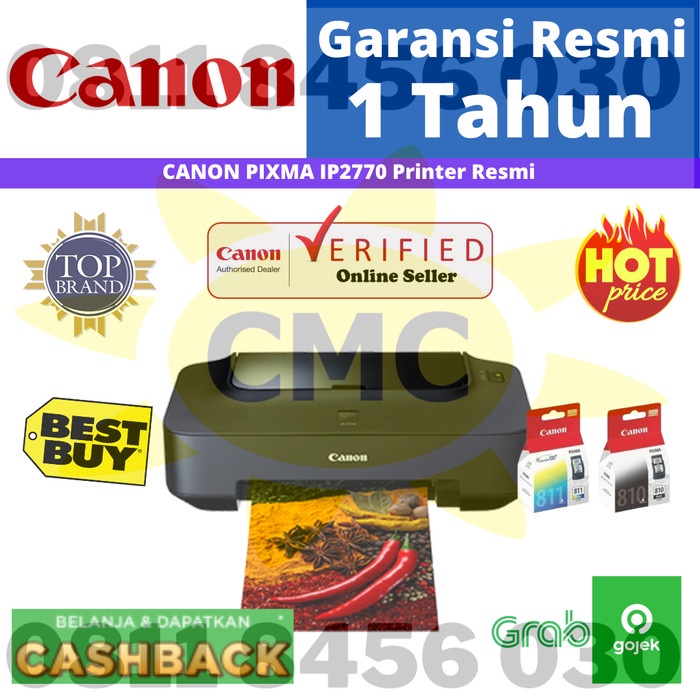 Jual CANON PIXMA IP2770 IP 2770 Printer Resmi | Shopee Indonesia