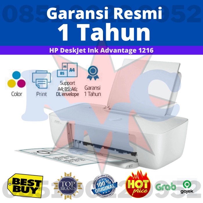Jual PRINTER HP DESKJET INK ADVANTAGE 1216 PENGGANTI PRINTER HP 1112 ...
